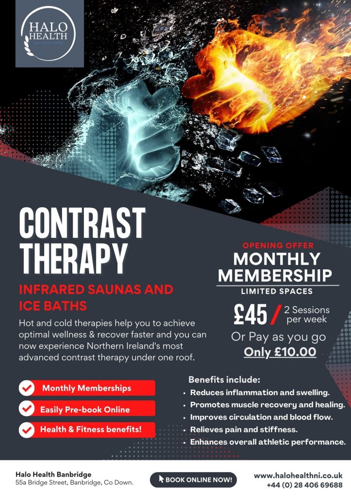 Contrast Hydrotherapy - Halo Health NI | Dry Salt Therapy & Infrared ...